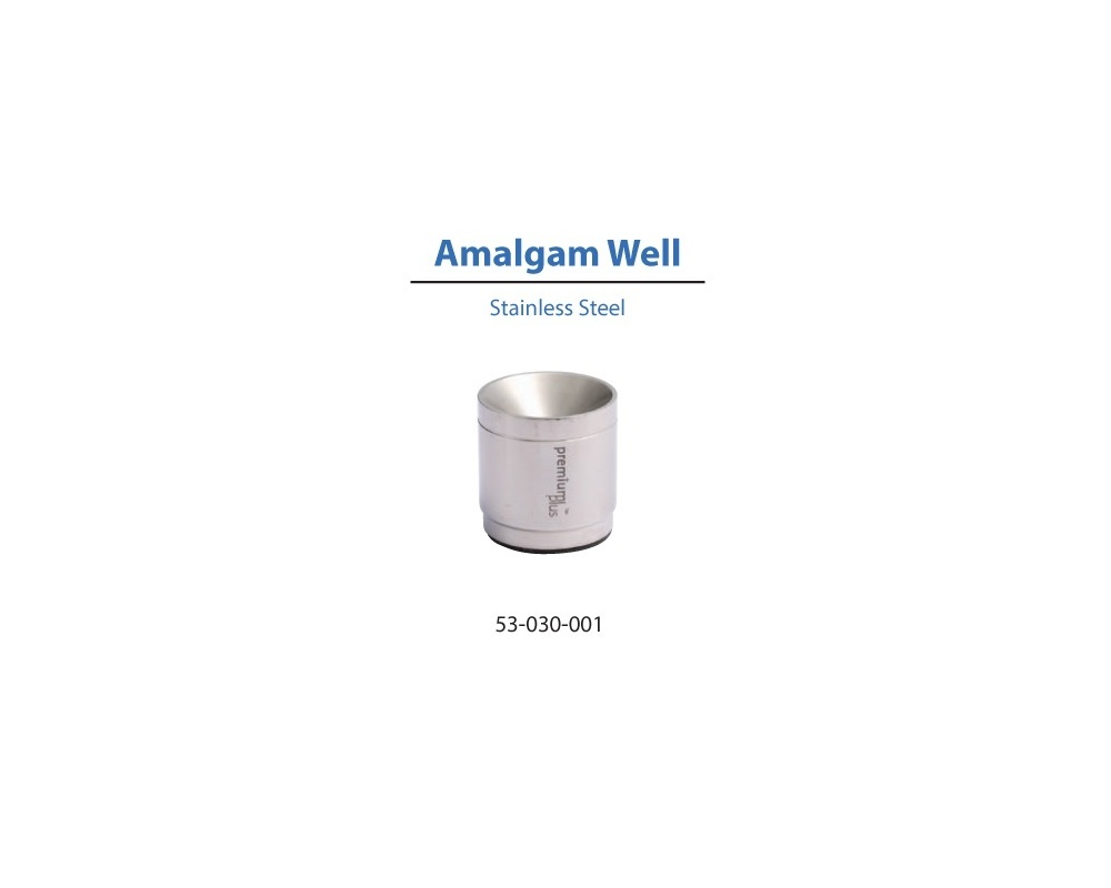 Amalgam Well - Stainless Steel - 1 pc | 53-030-001 | Supply Clinic
