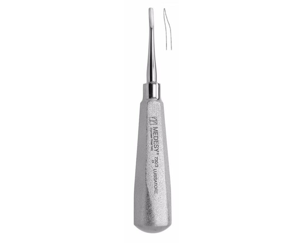 Medesy 730/3 C Root Elevator Luxator Type 3mm Curved | 730/3C | Supply ...