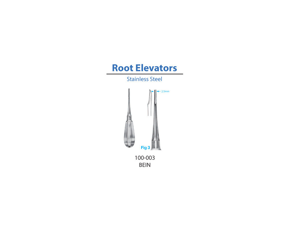 Root Elevator - Bein Fig 3 (2.5mm) | 15-100-003 | Supply Clinic