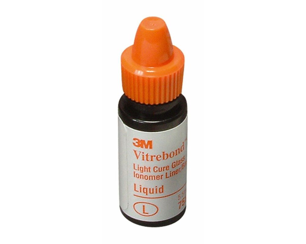 3M Vitrebond Light Cure Glass Ionomer Liner/Base Liquid Refill, 7512L ...