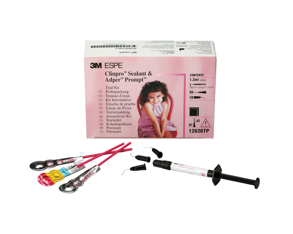 3M Clinpro Sealant & 3M 3M Adper Prompt L-Pop Self-Etch Adhesive Trial ...