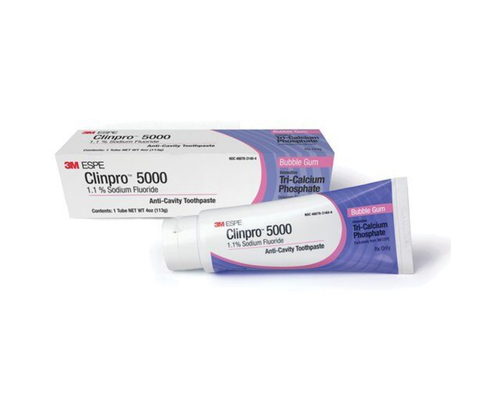 3M Clinpro 5000 1.1% Sodium Fluoride Anti-Cavity Toothpaste, 12115BG ...