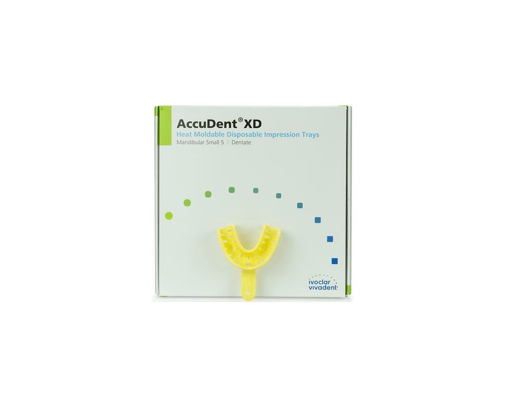 Accudent XD Impression Trays, Dentate #5, Lower Small, 12/bx | 673708 ...