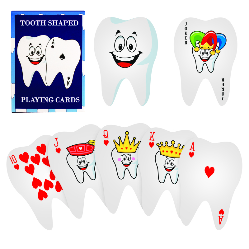 Tooth Shaped Playing Cards | Supply Clinic