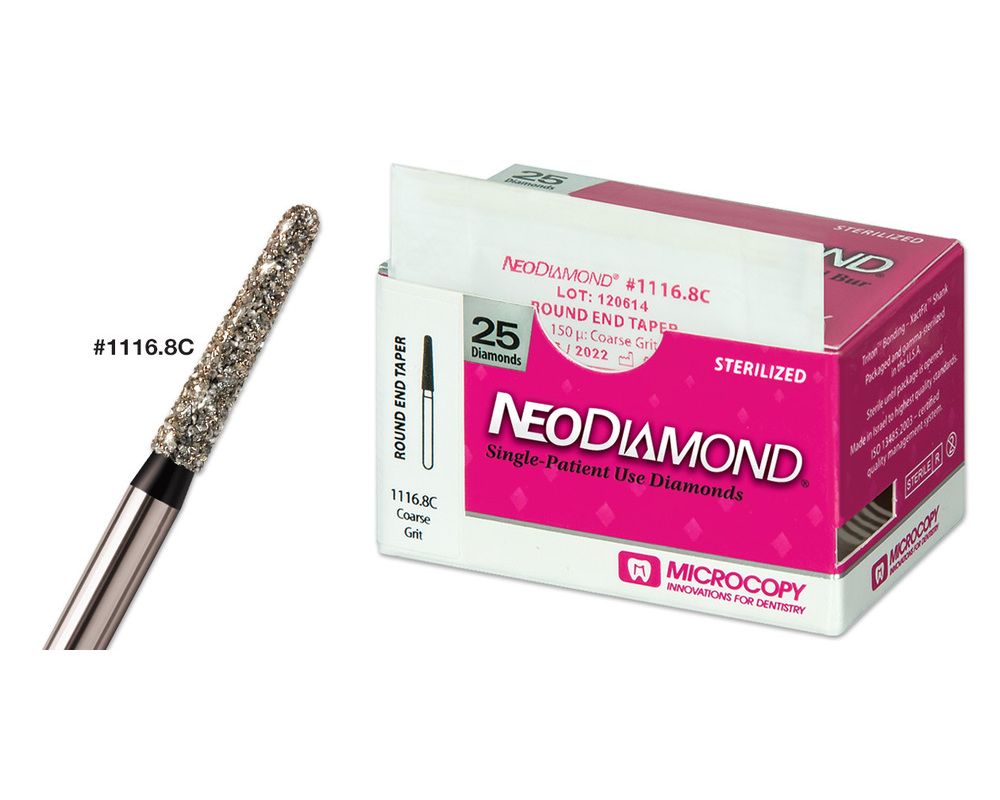 Neo Diamonds FG 0116M Ball 25/Pack | 0116M | Supply Clinic