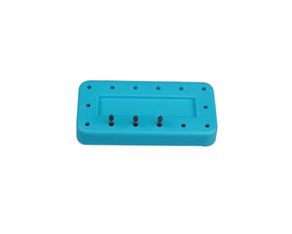 Bur Block 14 Hole Magnetic Neon Purple | OR416 | Supply Clinic