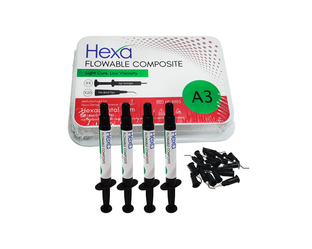 Flowable Composite, Kit 4 Syringes, A3, HF-3003 | HF-3003 | Supply Clinic