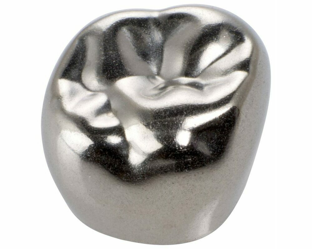 3M ESPE Stainless Steel Permanent Molar Crowns, 6-LR-5, Lower Right ...