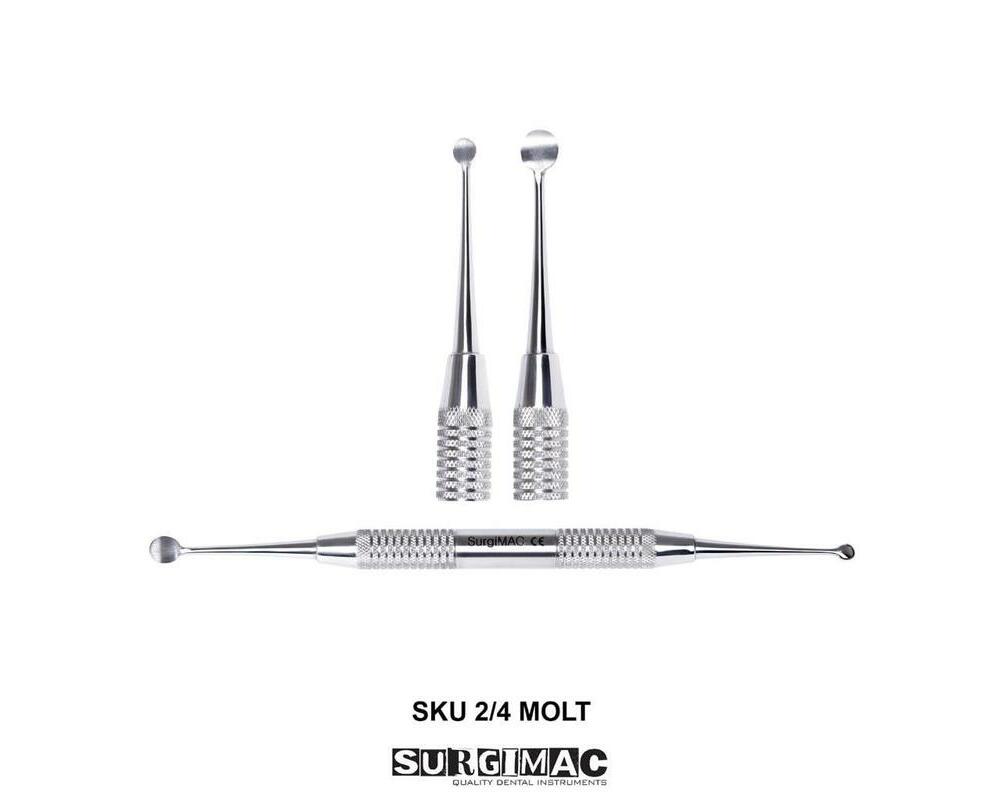 Periosteal Elevators Molt 2/4 Surgical Bone Curette | 19-2211M | Supply ...