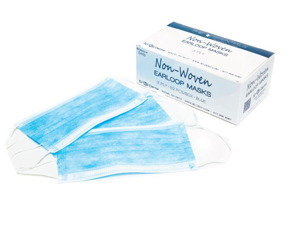 Earloop Masks 50/Bx Blue ASTM 1 | 999-IC800 | Supply Clinic