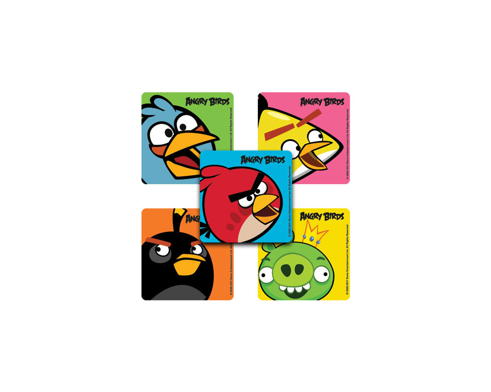 Sticker Angry Birds Close Ups 2.5x2.5 Rl/75 | ST612 | Supply Clinic