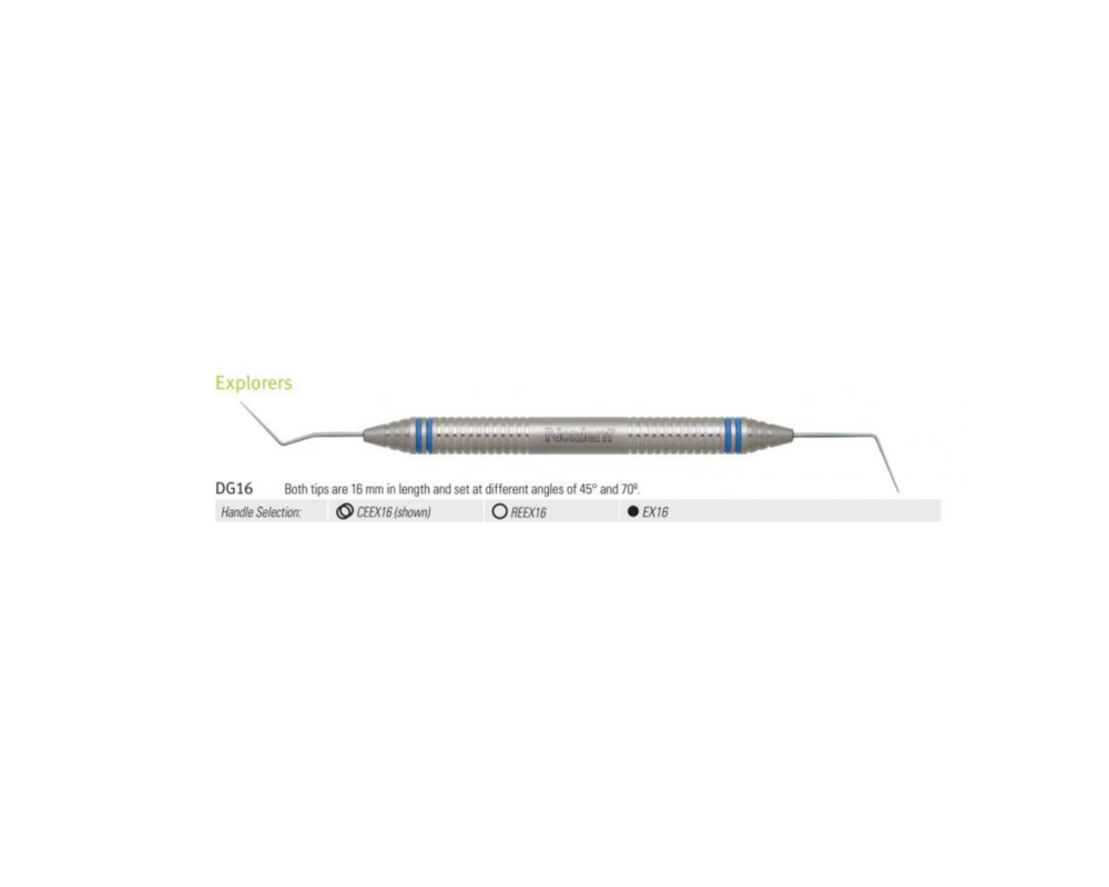 Explorer Endodontic DE #DG16 DuraLite ROUND | REEX16 | Supply Clinic