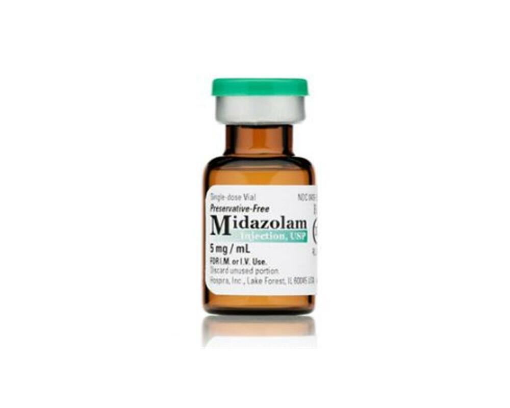 Midazolam HCl Injection SDV 5mg/mL 1mL 10/Bx | Supply Clinic