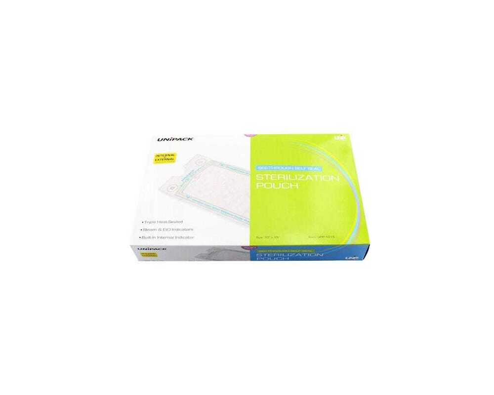 Autoclave Pouch 10 X 15 Self Seachling 200 Bx 8bx Cs Upp1015