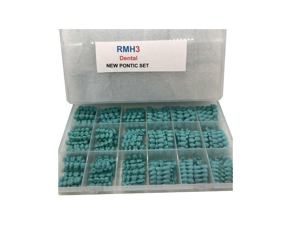 RMH3 Dental Pontic Wax Set 325 Blocks/Box 18 Different Sizes and Forms ...