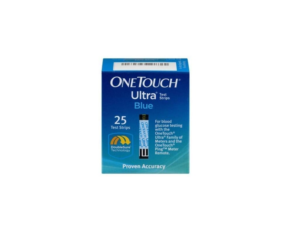 ONE TOUCH ULTRA TEST BLUE STRIP 25/BX (NO RETURNS) | 0994-25 | Supply ...