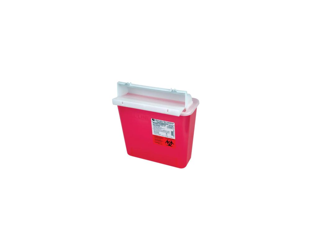HSI Container Sharps 5qt Polypropylene Red Ea | 0354-150M-HS | Supply ...