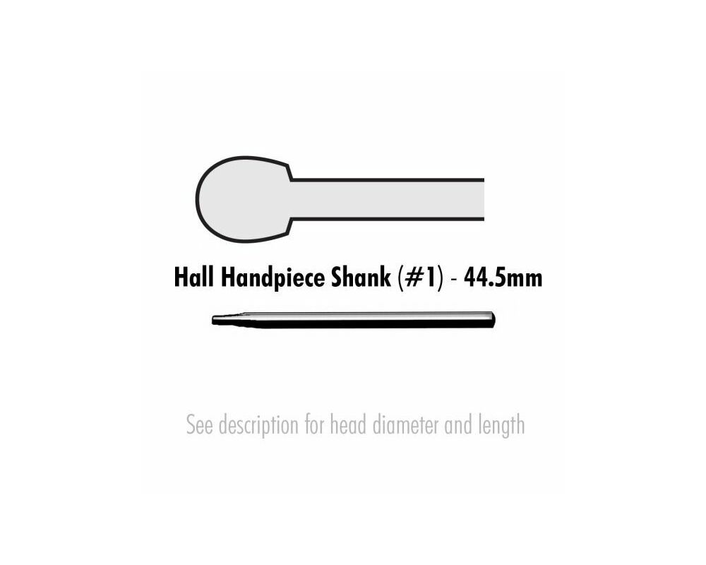 Bur 10 Round 44mm 2.7HD Handpiece Shank #1 | 14846 | Supply Clinic