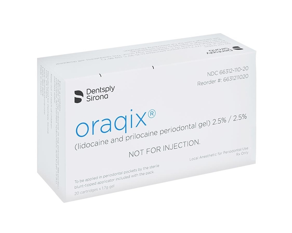 Oraqix Periodontal Gel 2.5% 20/Pack | 6631211020 | Supply Clinic