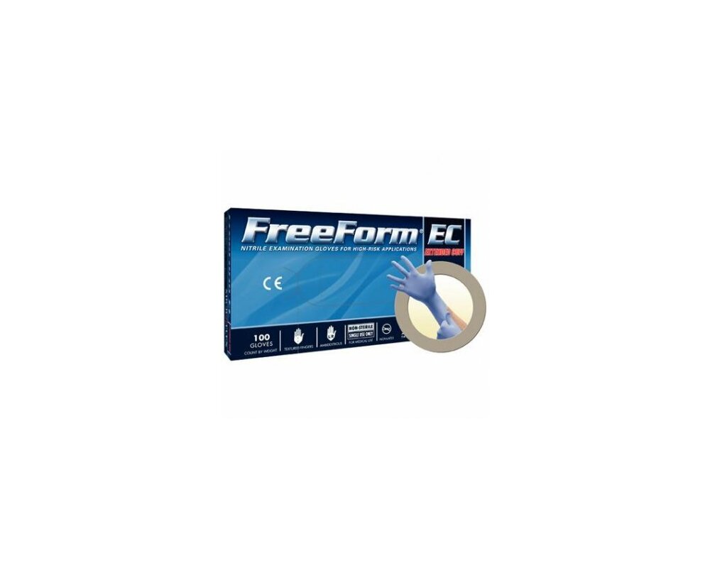 Microflex Freeform EC High Risk Nitrile Gloves Medium 50/Bx | FFE-775-M ...