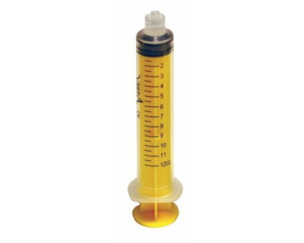 Colored Luer Lock Syringes 12cc Yellow | 317060 | Supply Clinic