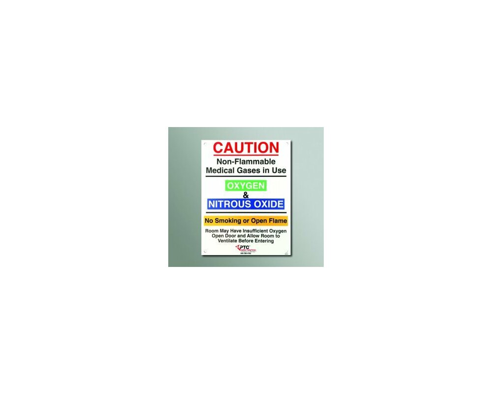 Medical Gas Warning Sign | MGWS | Supply Clinic