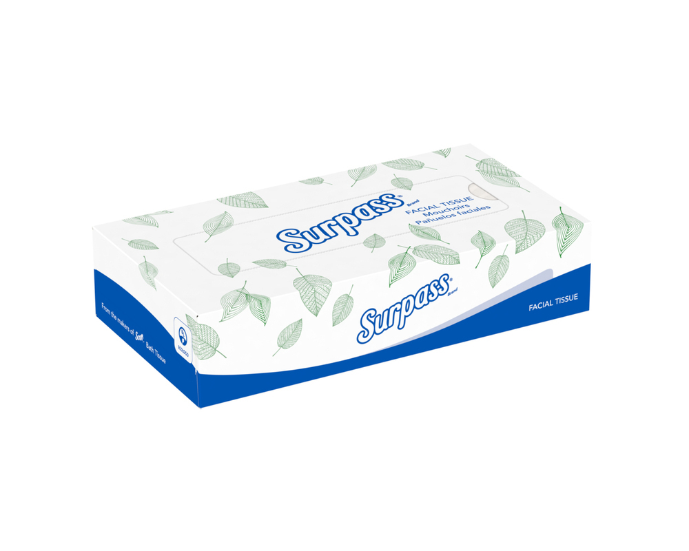 Surpass Facial Tissue 30/bx | Supply Clinic