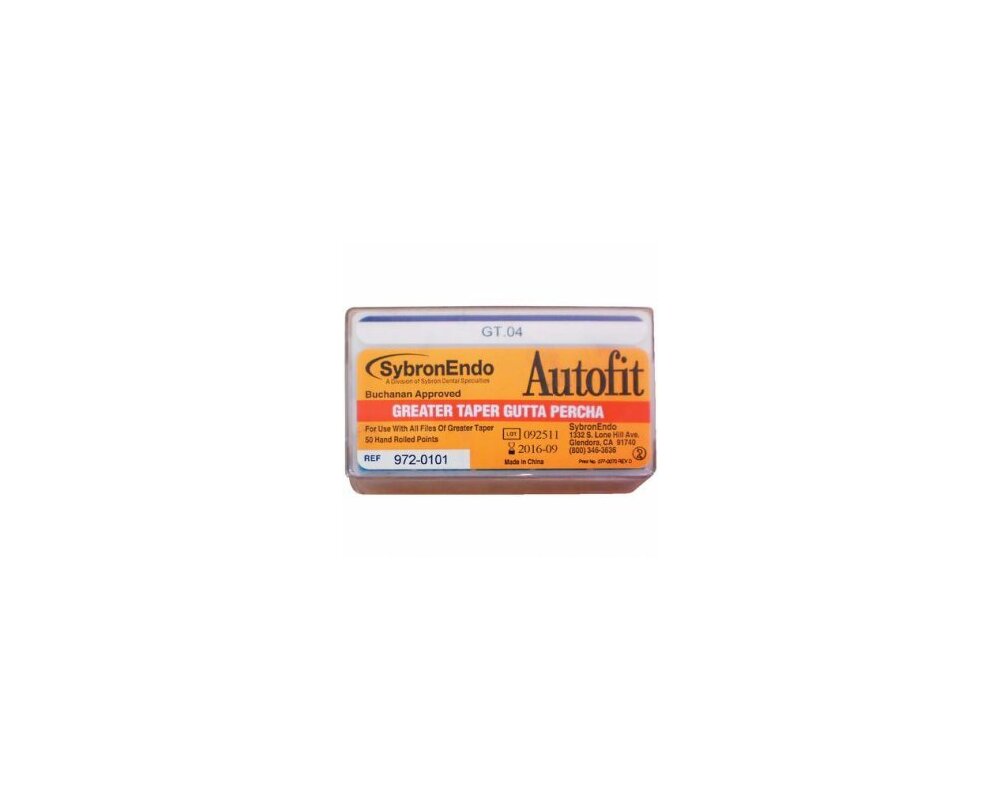 Autofit GT GPPT Cone .04 0.04 50 per Pac | 972-0101 | Supply Clinic