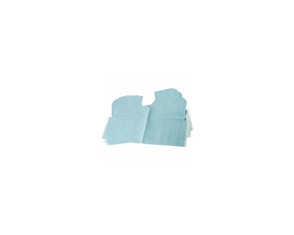 TIDI Everyday Endo Bib 29"x21" Blue 100/Cs | 917483 | Supply Clinic