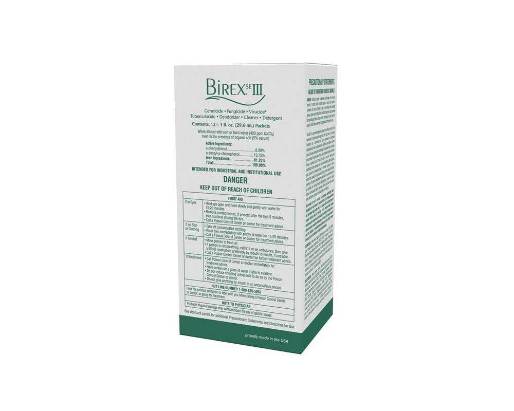 Birex SE III Solution Disinfectant Operatory Pack 1 oz 12/Pk | 296042 ...