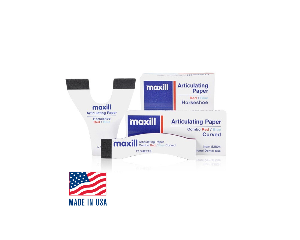 Articulating Paper - Red/Blue Horseshoe | Supply Clinic