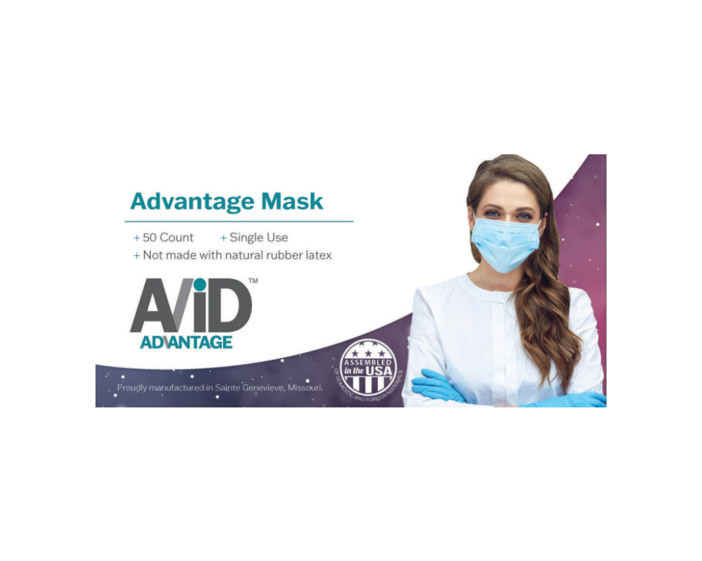 Avid Advantage Standard Level 1 Mask, 50/box | 37.5.1 | Supply Clinic