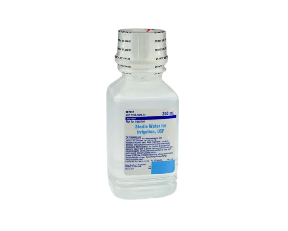 Sterile Water for Irrigation 250mL 24/Case | 2F7112-24 | Supply Clinic