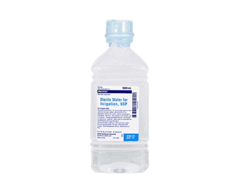 Sterile Water for Irrigation 1000mL 12/Case | 2F7114-12 | Supply Clinic