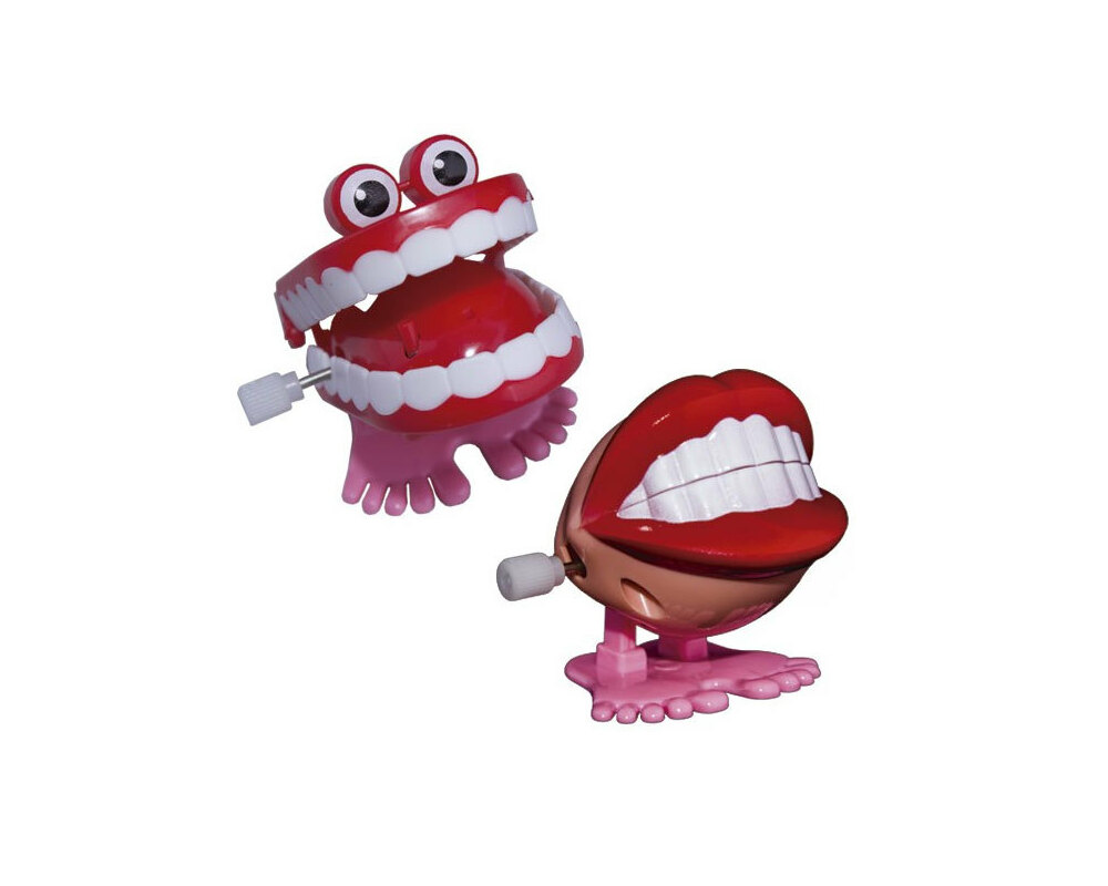 Chattering, Jumping and Chomping Teeth - Wind up Toy - Package of 20 ...