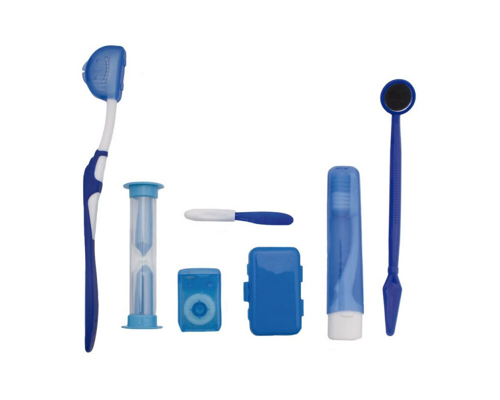 Kids Orthodontic Oral Care Cleaning Floss Travel Toothbrush Kit ...