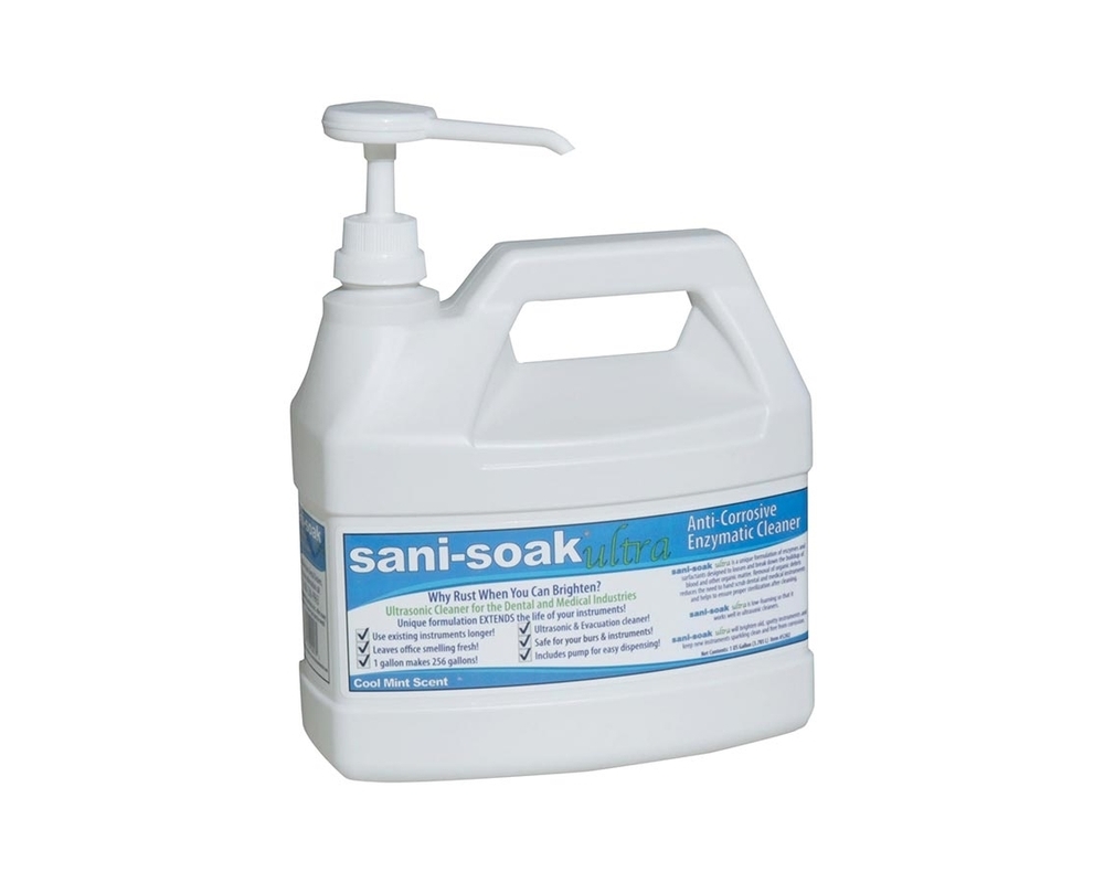 Sani-Soak Ultra Enzymatic Cleaner Cool Mint Gallon | 5202 | Supply Clinic