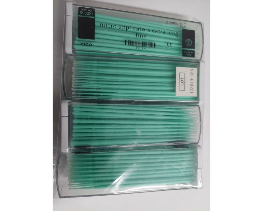 Disposable Micro Applicators -Fine 1.5mm Tip 4 1/2" Long (4x100 pcs ...