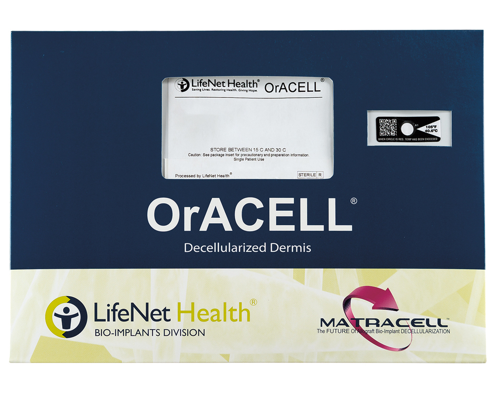 OraCell Decellurized Dermis Allograft 1cm x 1cm | DERMIS-1X1 | Supply ...