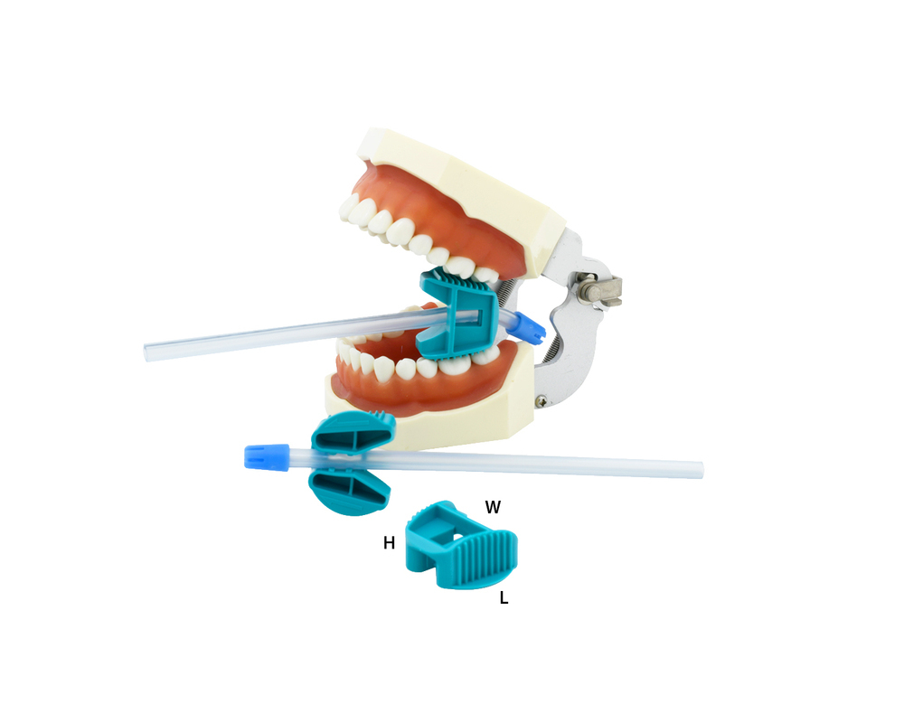 EZ Bite Block Disposable Mouth Prop - Teal Large | BB-2000L | Supply Clinic