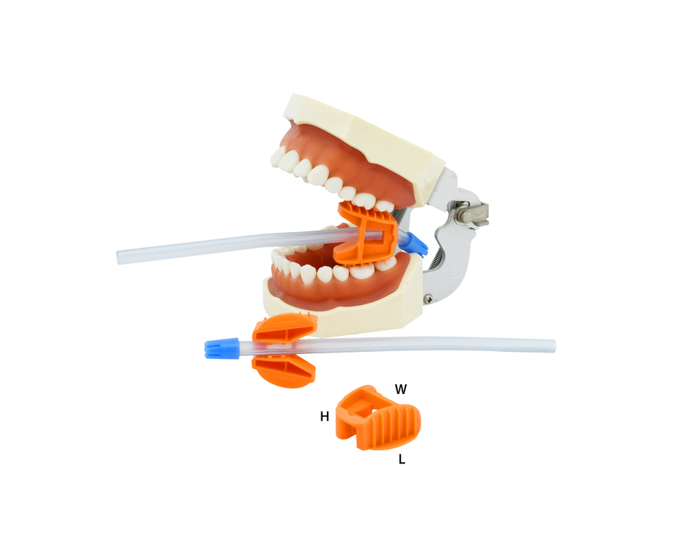 EZ Bite Block Disposable Mouth Prop - Orange Medium | BB-3000M | Supply ...
