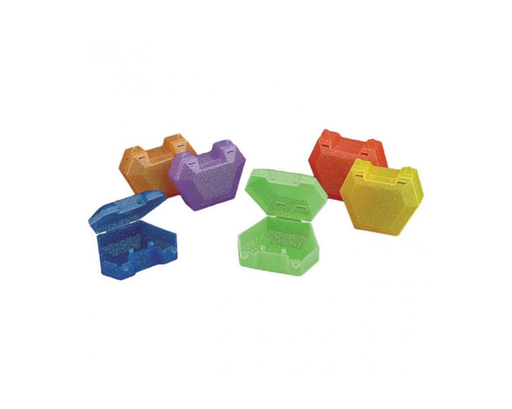 Glitter Retainer Cases Assorted 12/Pk | GT2002-A | Supply Clinic