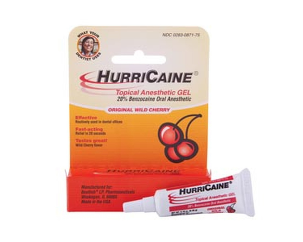 Hurricaine Topical Gel Wild Cherry 5.25g/Tube | 0283-0871-12 | Supply ...
