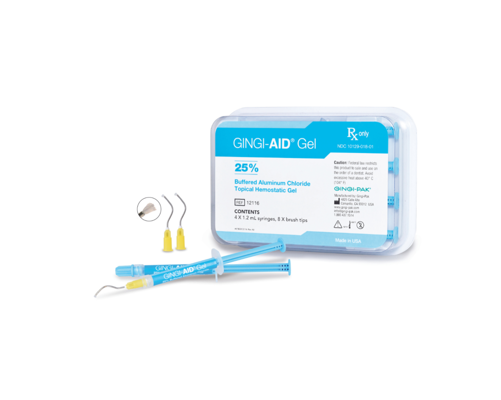 Gingi-Aid Hemostatic Gel Syringe 1.2mL x 4 | 12116 | Supply Clinic