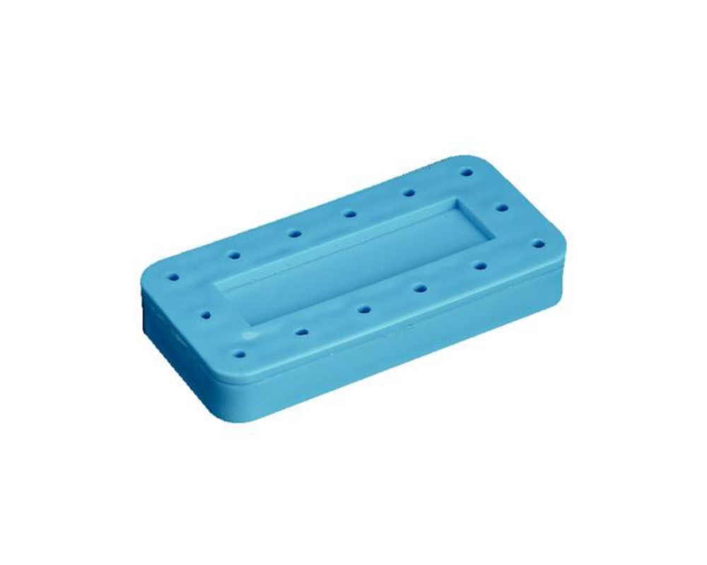Silicone Magnetic Bur Block 14-Hole Rectangular Blue | 400BR2-2 ...