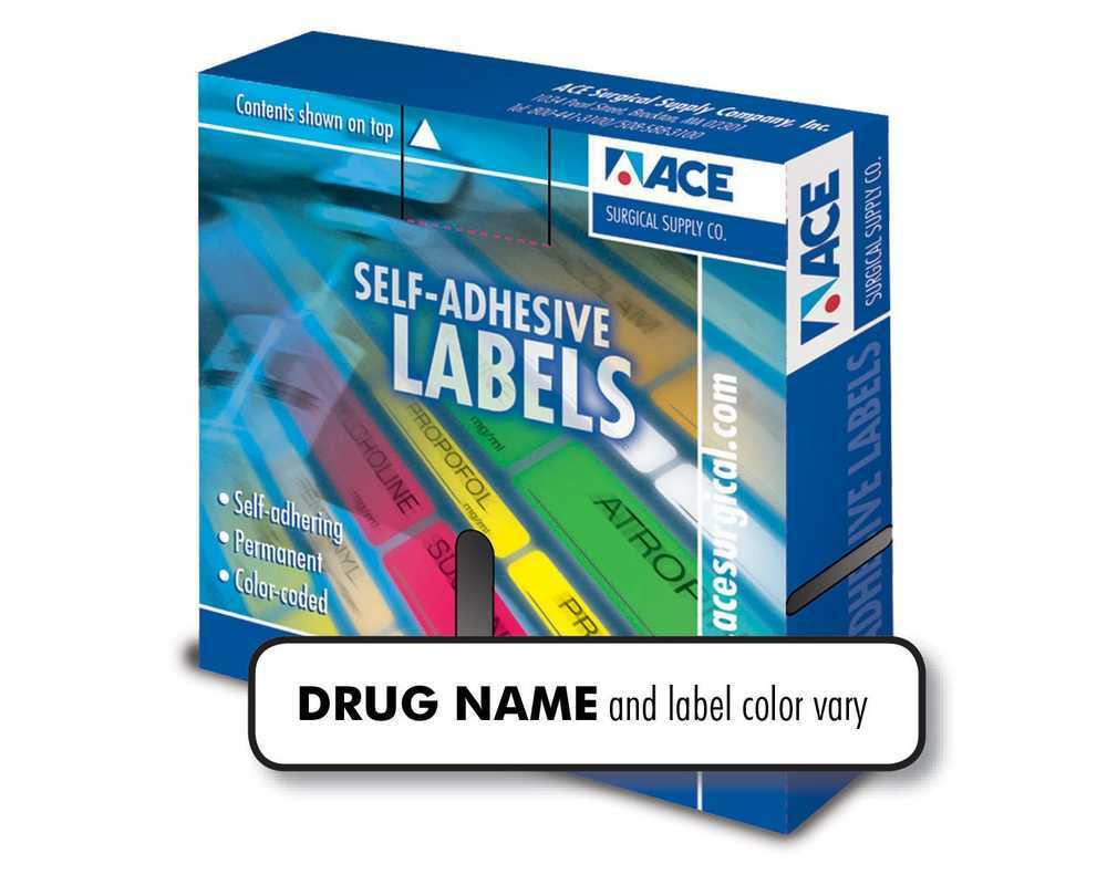 Romazicon, White/Red Medication Labels | 9150017 | Supply Clinic