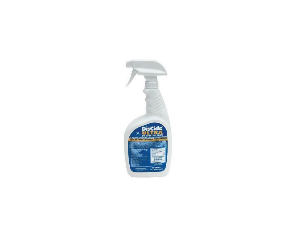 DisCide Ultra Hospital Level Disinfectant Herbal 32 oz + Sprayer 12 ...