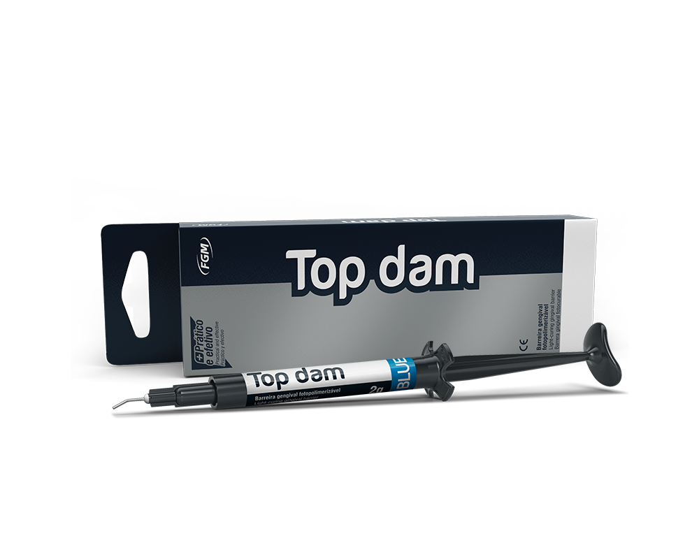 Top dam Blue Gingival Barrier Dam 2g Syringe | 4000019628 | Supply Clinic