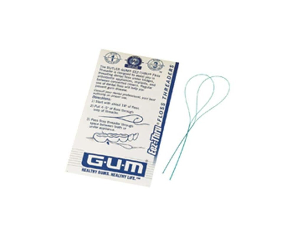 GUM Eez-Thru Floss Threader Nylon 5/Envelope 100/Package | 840PQA ...