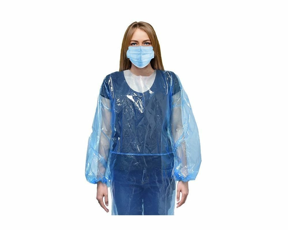 Disposable Plastic Isolation Gowns - Taped Back Closure | DGT-50 ...